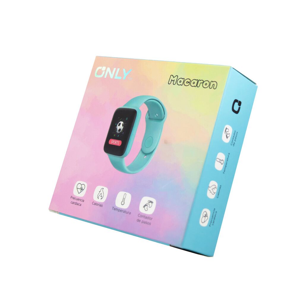 SMART WATCH MODY68 1.44INCH – MACARON – ONLY – GRIS – Multicel Mayorista